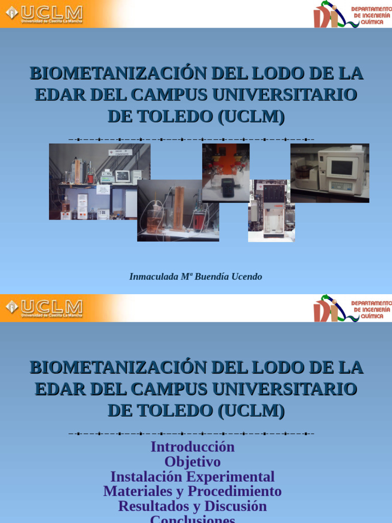 Biometanización de Lodo de EDAR | PDF | Tratamiento de aguas residuales ...