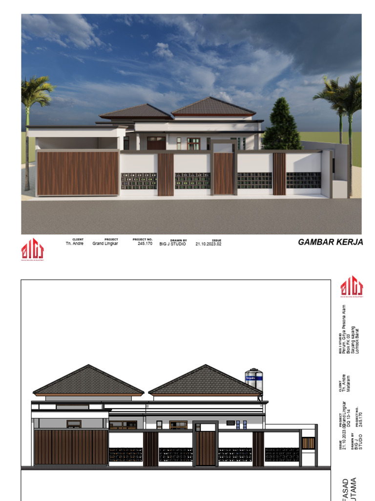 Gambar Kerja GRND Lingk DQ1314 | PDF