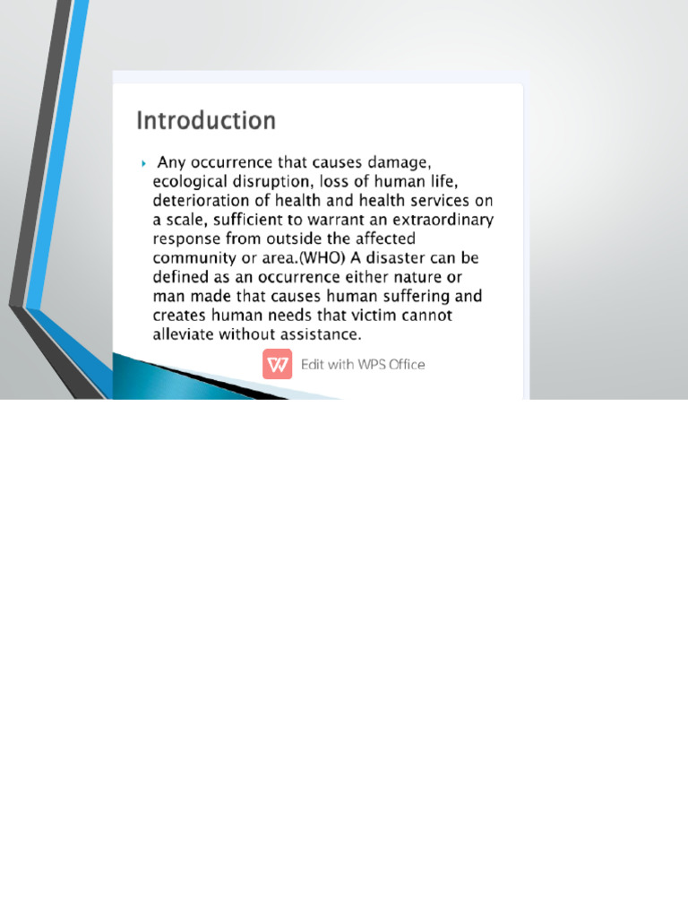 disaster management ppt | PDF