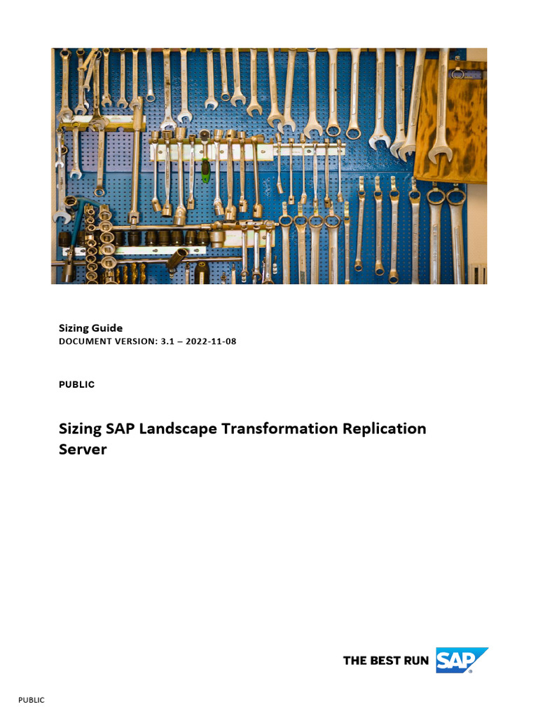 SLT - Sizing Guide | PDF | Database Index | Replication (Computing)