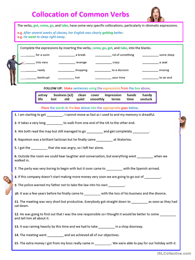 Common Verb Collocations 01 | PDF