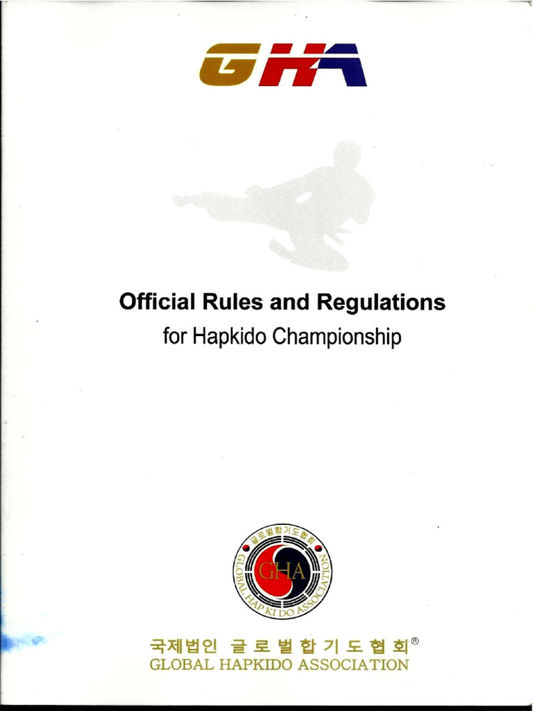 Official Rules and Regulations GHA | PDF