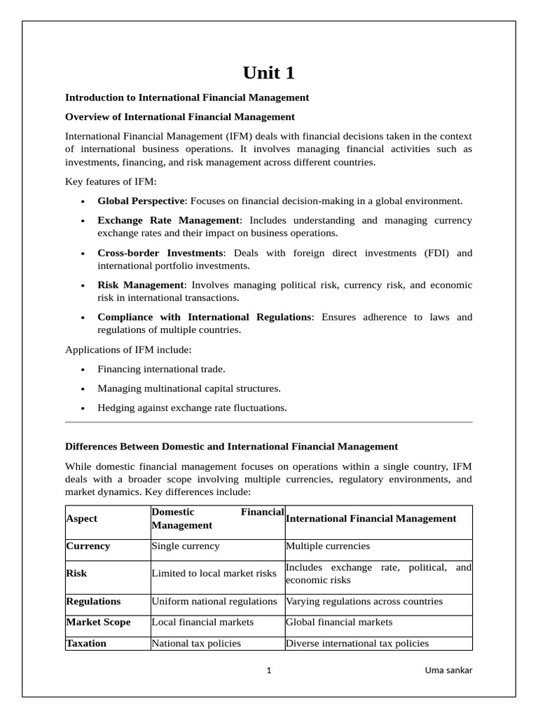International Financial Management | PDF | Net Present Value | Internal ...