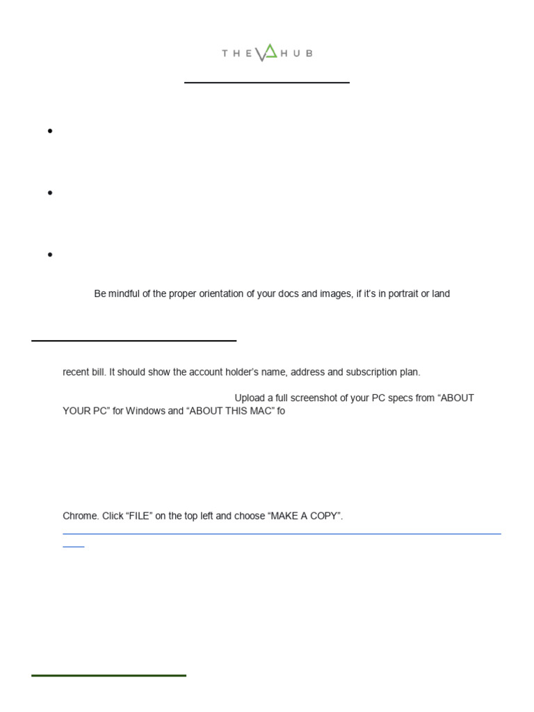 System Requirements for New Hires | PDF