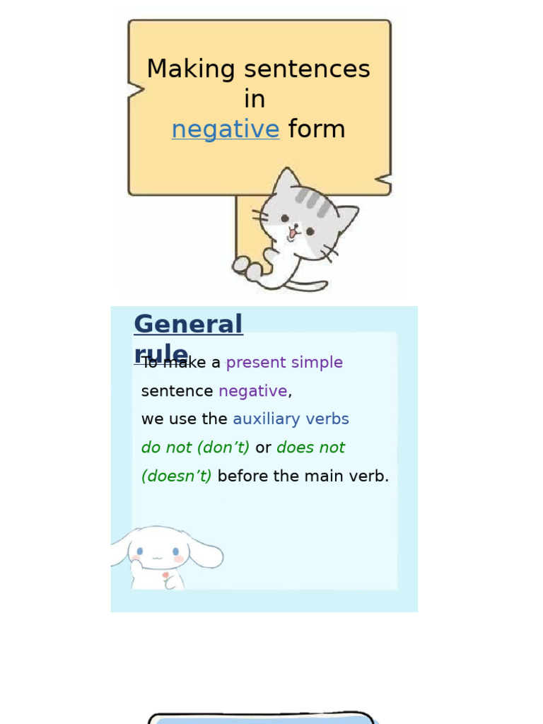 Negative N Question Form | PDF | Verb | Subject (Grammar)