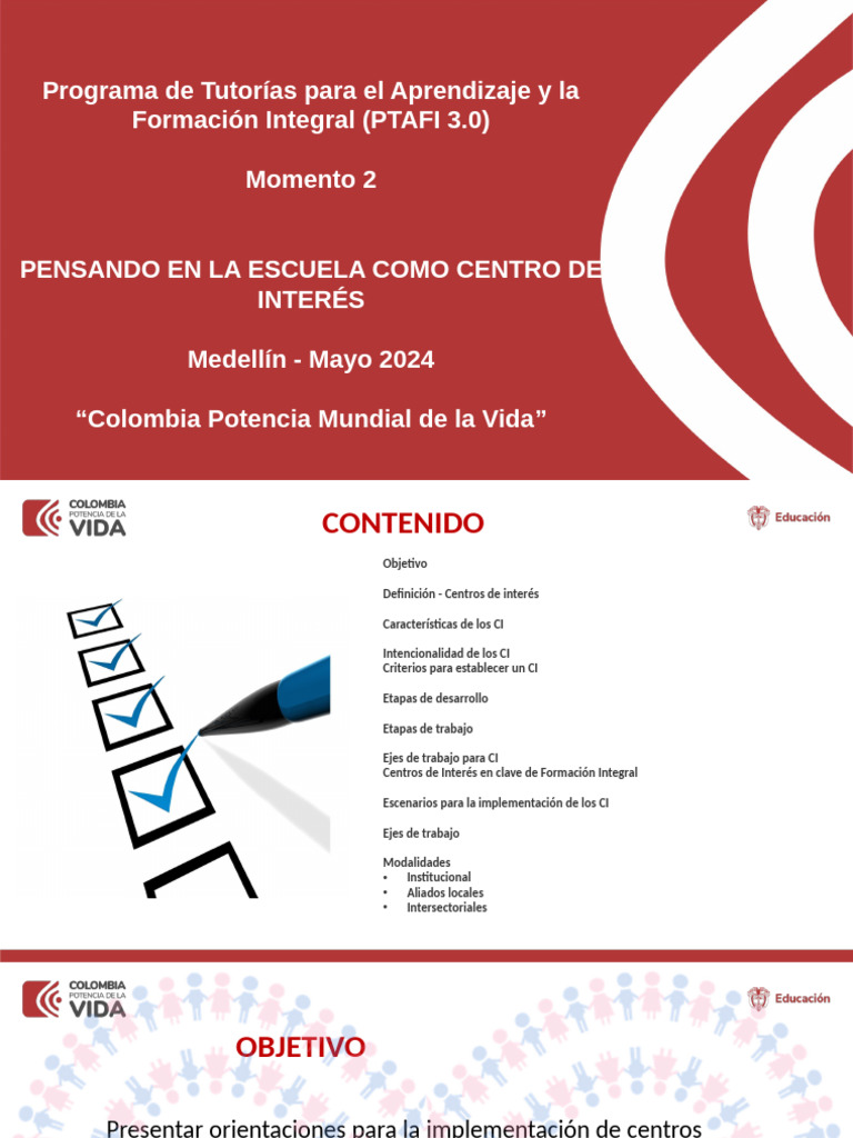 Centros de Interés en Educación Integral | PDF | Pedagogía | Evaluación