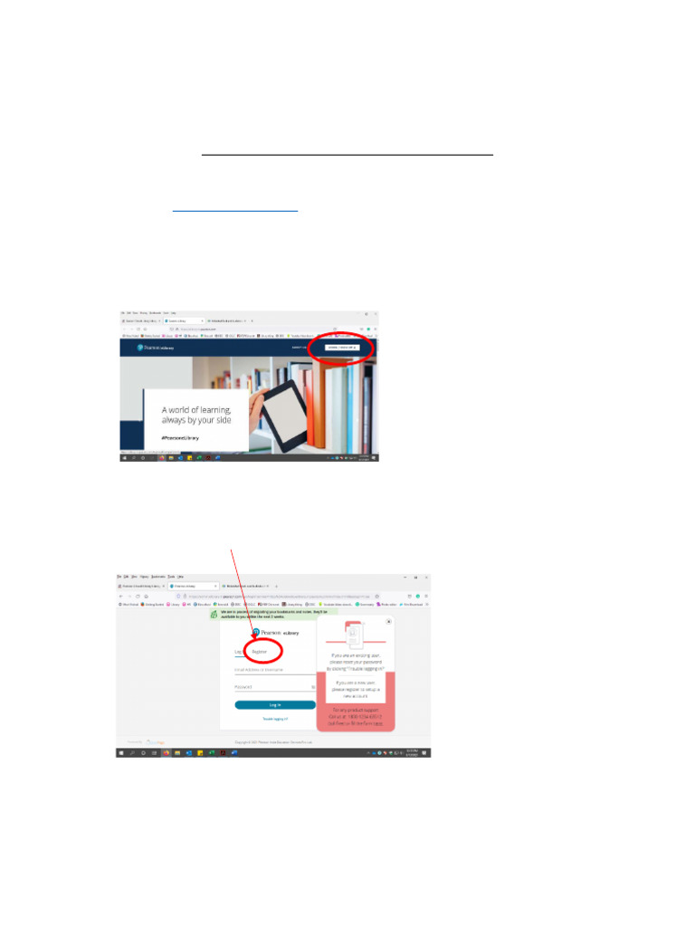 Pearson E Library User Manual | PDF
