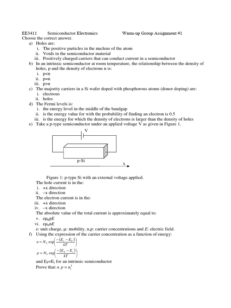 EE3311 Intro Assignment | PDF