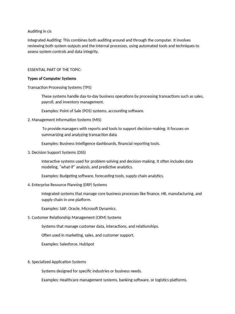 AUDIT AND CIS | PDF | Audit | Access Control