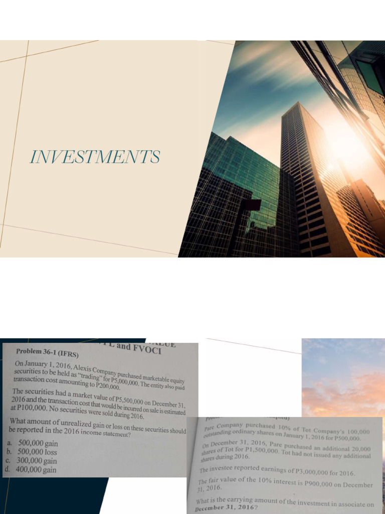 INVESTMENTS | PDF