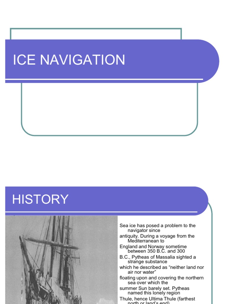 Ice Navigation Guidelines | PDF | Sea Ice | Ice