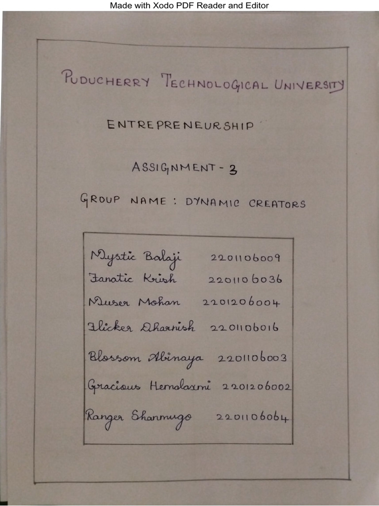 EP Assignment 3 | PDF