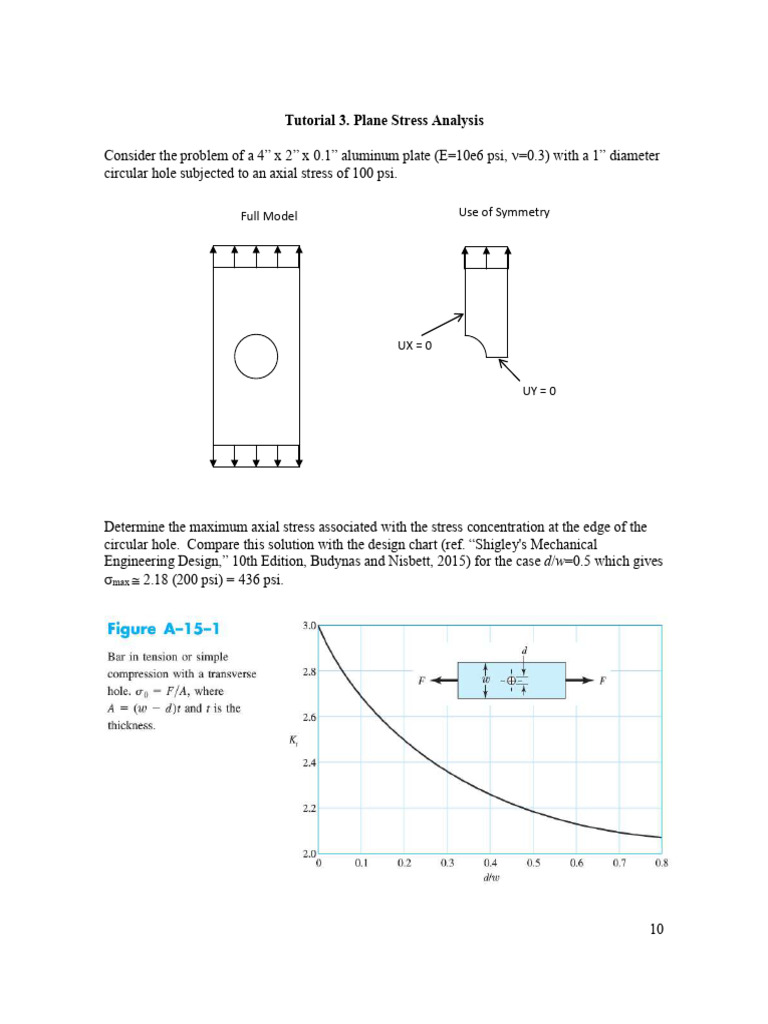 Assignment 09 Abaqus | PDF | Elasticity (Physics) | Mechanical Engineering