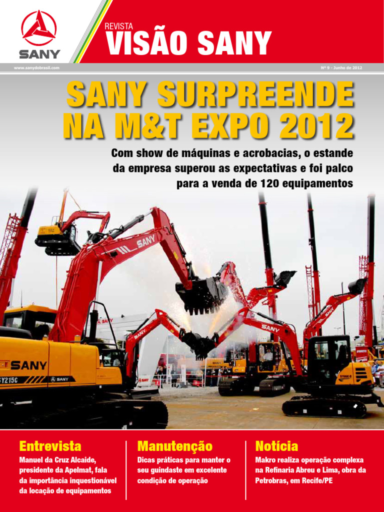 Sany Brilha na M&T Expo 2012 | PDF | Brasil | China