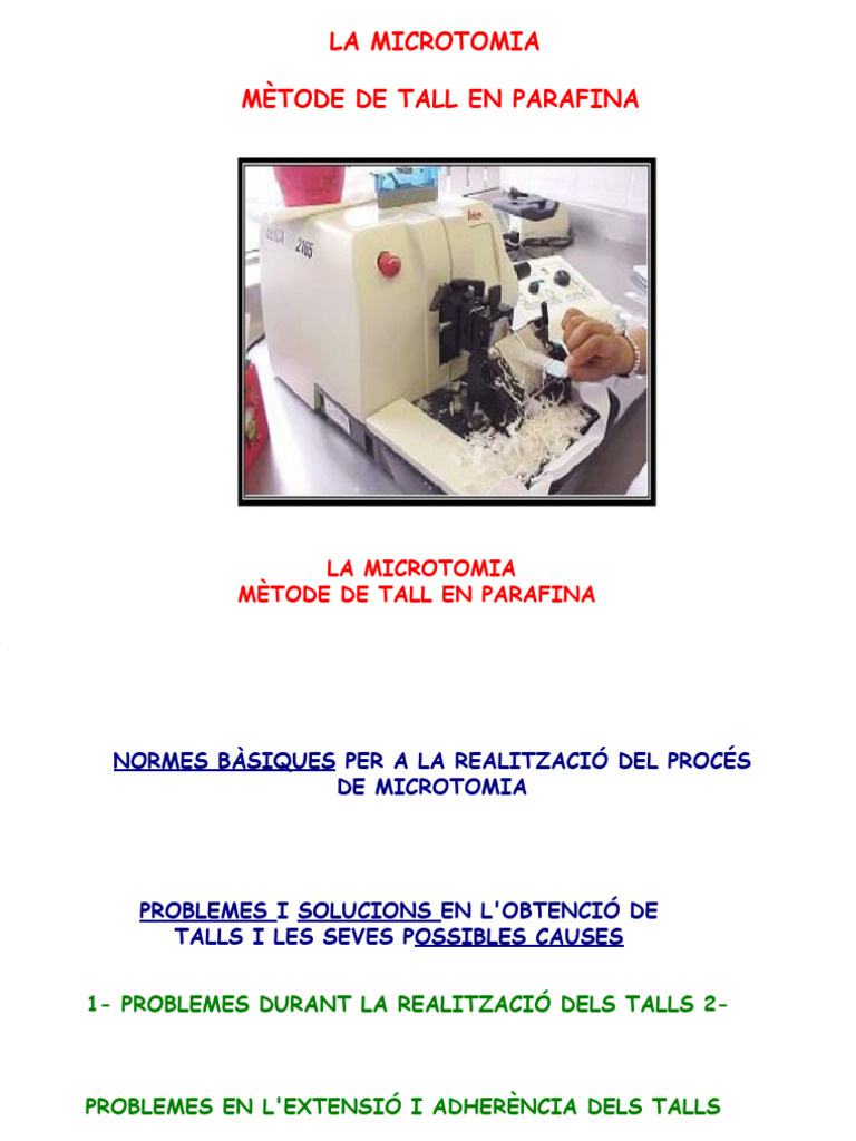 Problemes en La Realització de Talls | PDF