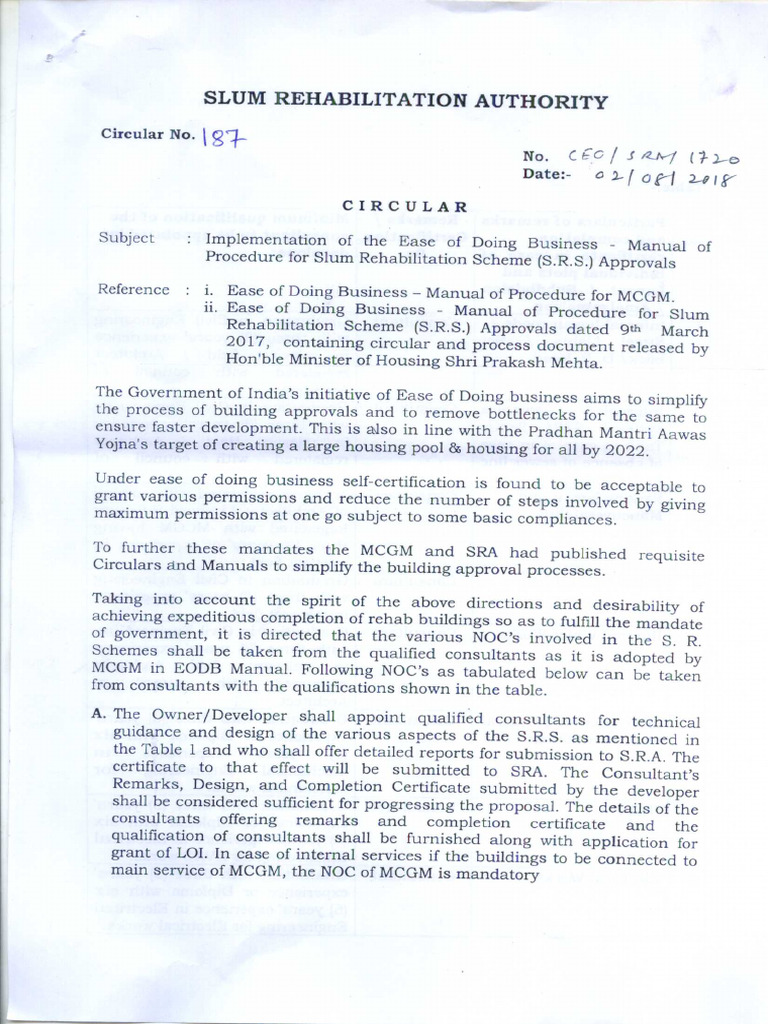 SRS Approval Amendment | PDF