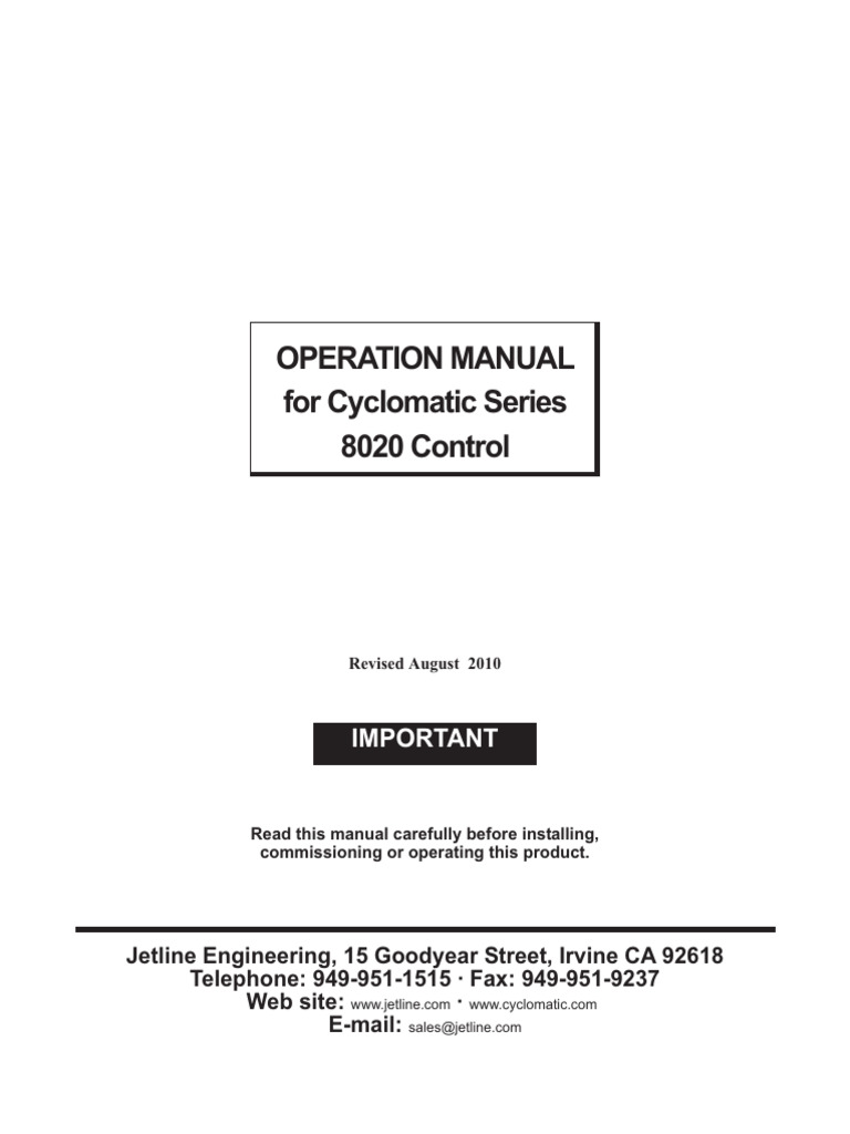 8020 Magnetic Arc Controller Manual | PDF | Welding | Construction
