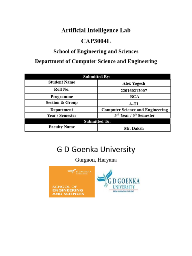 Artificial Intelligence Lab Experiments (Alex) | PDF | Queue (Abstract ...