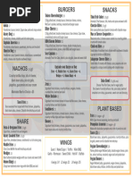 Cinépolis Food Menu & Prices 2024 | PDF | Hamburgers | Sauce