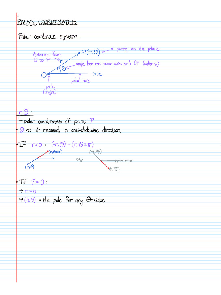 Polar Coordinates | PDF