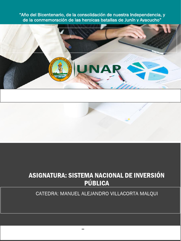01 - Trabajo. Sistema Nacional de Inversion Publica | PDF | Inversiones | Estudio de factibilidad