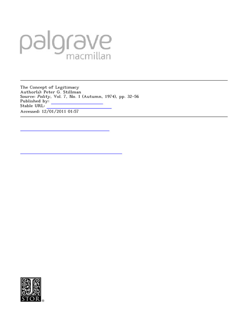 concept of legitimacy | PDF | Legitimacy (Political) | Age Of Enlightenment