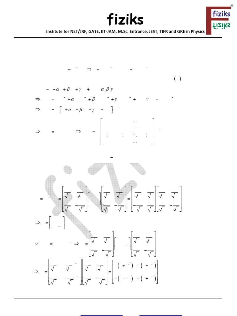 (I) Functional Matrices | PDF | Matrix (Mathematics) | Mathematical Objects