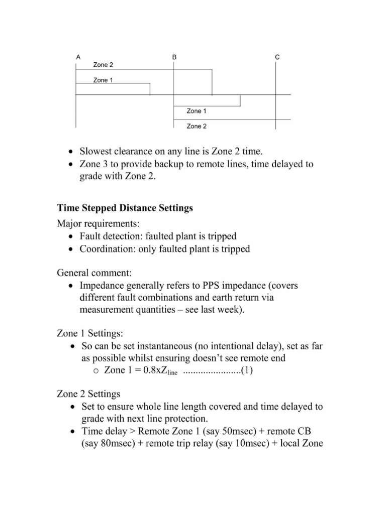 Distance Relay Power SYstems 2 | PDF
