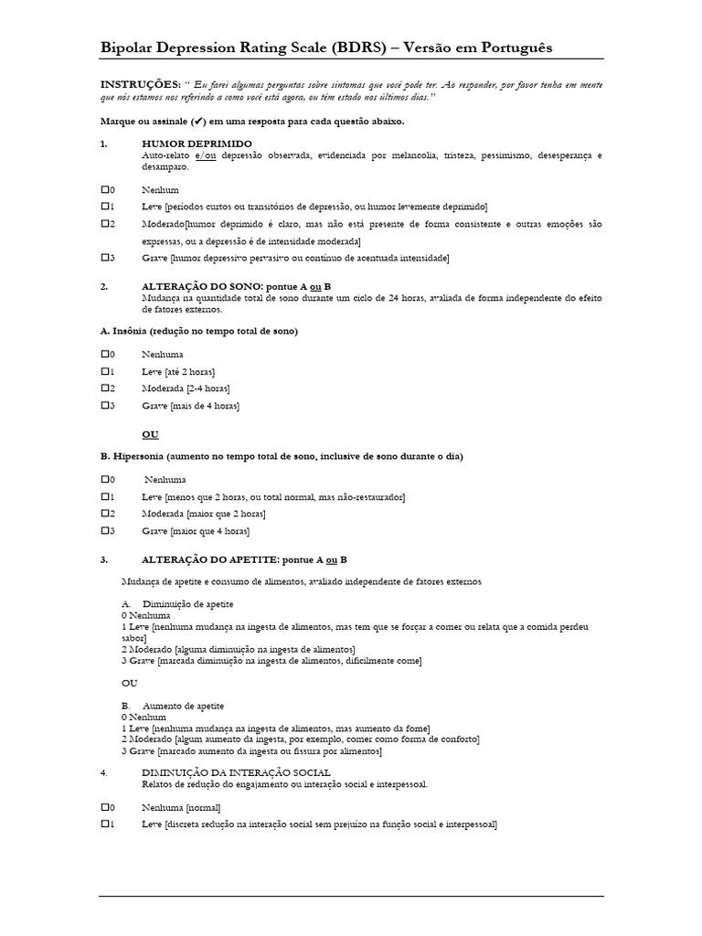 BDRS Portugese | PDF