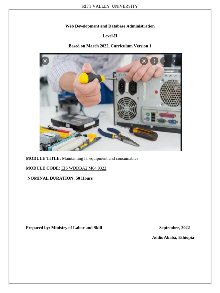 Module 04 Maintaining IT Equipment and Consumable | PDF | Random Access ...