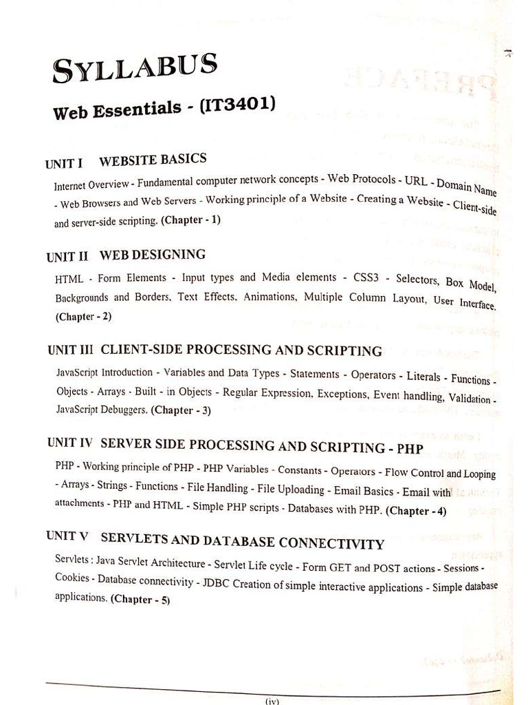 Web Essential IT3401 Technical Publication 2021 Regulation | PDF