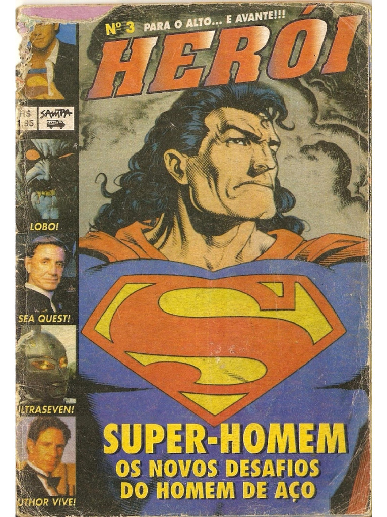 Herói N° 03 - Super Homem - Os Novos Desafios Do Homem de Aço | PDF