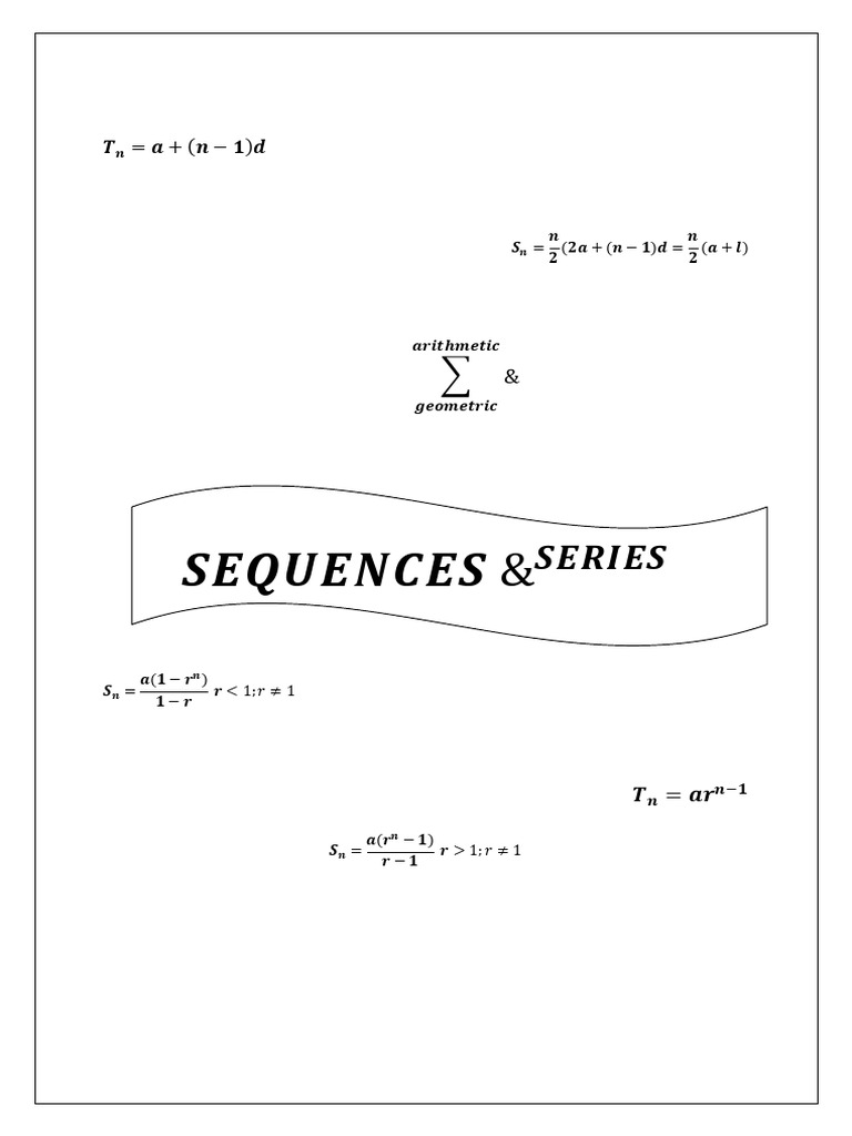 Caps Sequence and Series (2019) - 024516 | PDF | Mathematical Objects ...