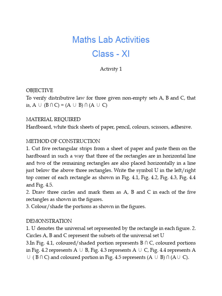 Maths Lab Activities Class XI | PDF | Area | Ellipse