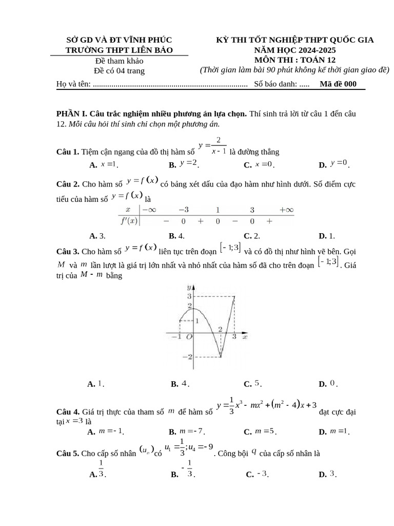 Trư NG THPT Liên B o | PDF
