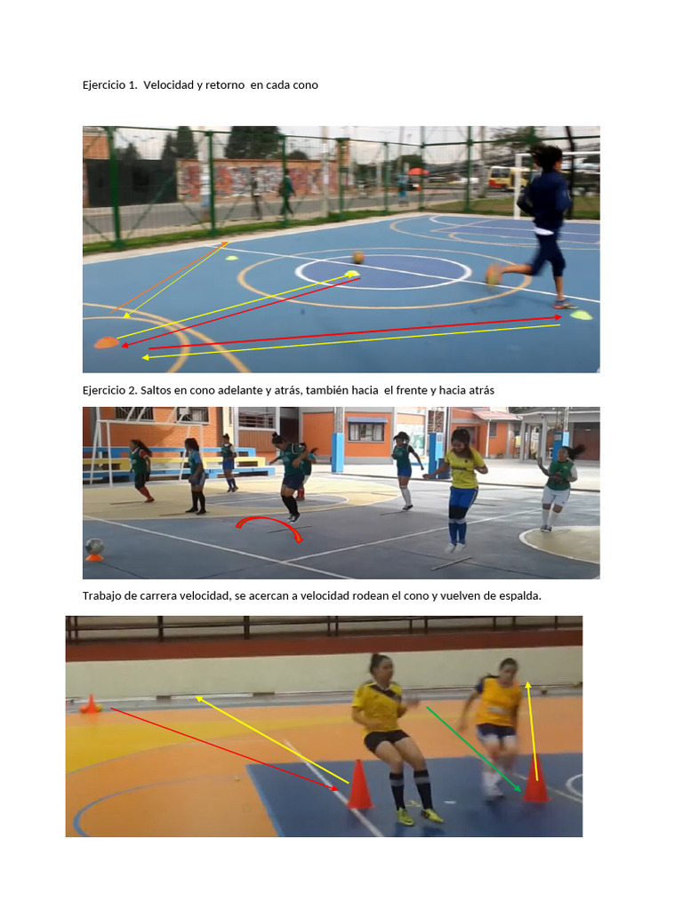Ejercicos Futbol Sala | PDF