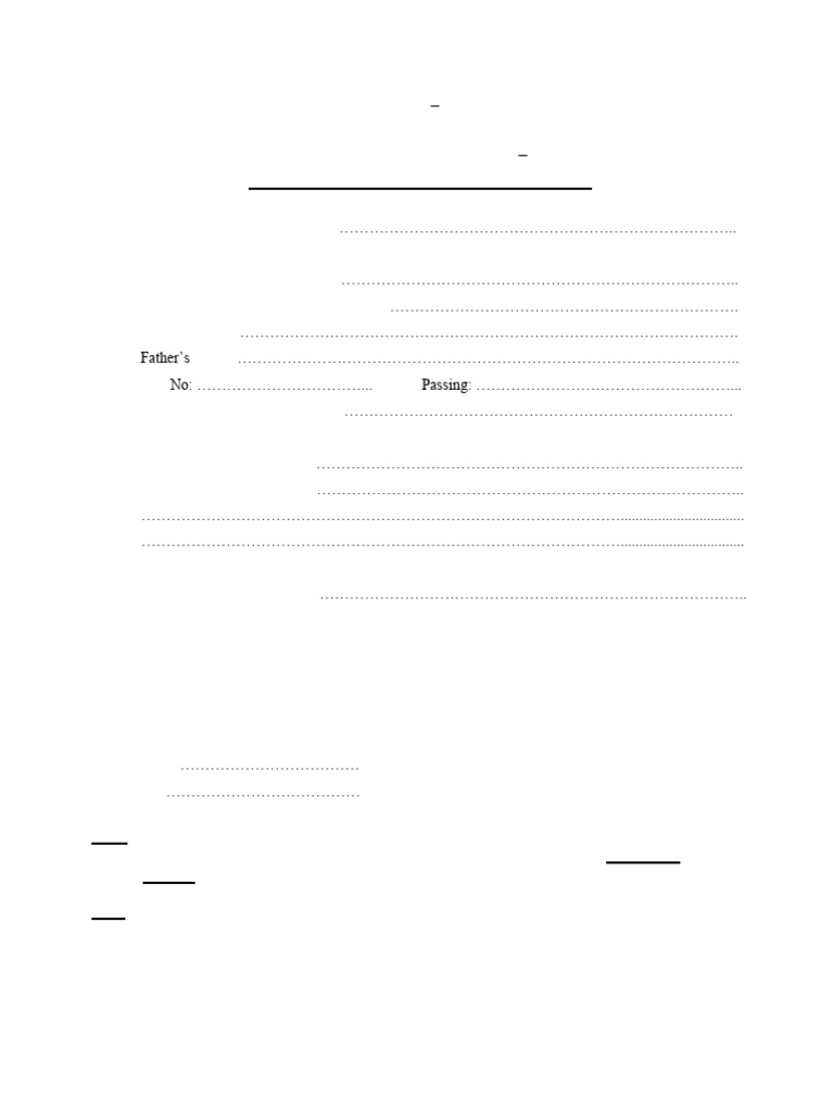 NEHU Degree Certificate Application Form | PDF