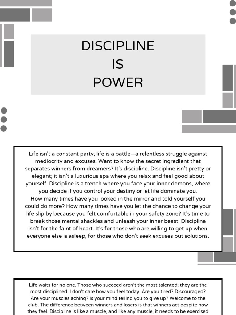 Discipline | PDF | Disciplines