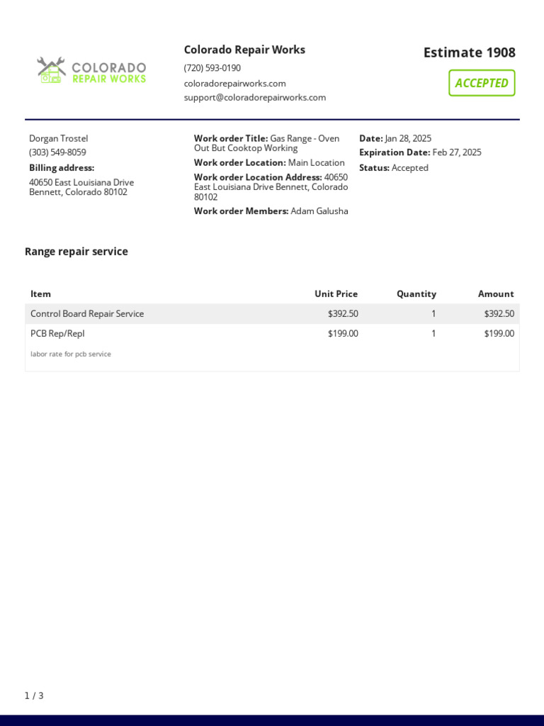 Estimate 1908 Dorgan Trostel 1738087054 | PDF