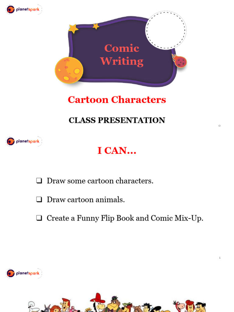 P3B.5.3.6 CL Cartoon+Characters | PDF | Cartoon | Comic Strips
