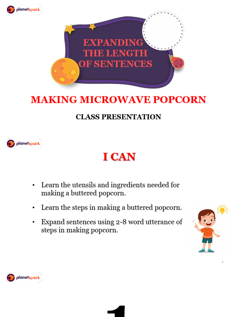 P3E.2.3.1 CL Making+Microwave+Popcorn | PDF | Popcorn | Day Of The Dead ...
