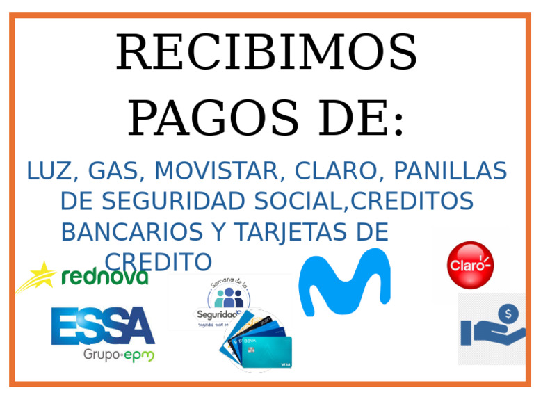 Letrero de Recibos | PDF