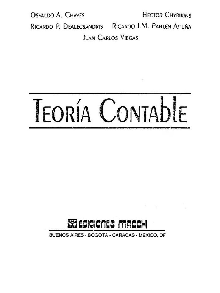 Teoria Contable | PDF