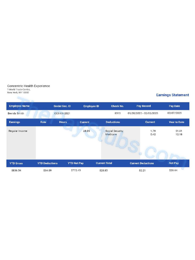 Samplestub | PDF