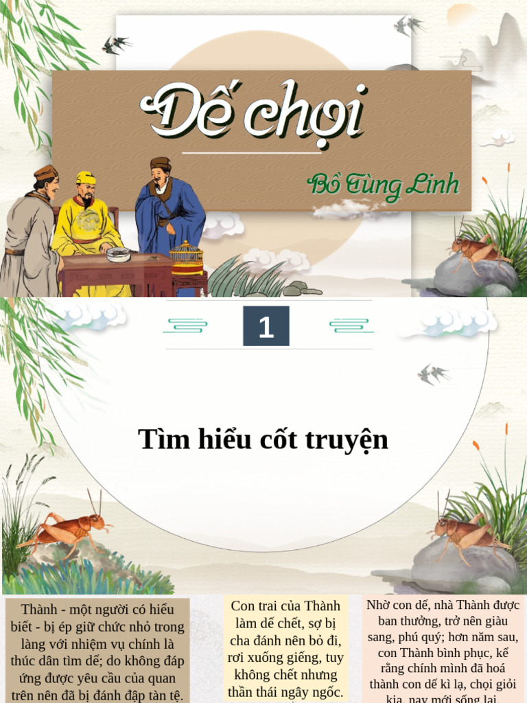 Pp Bài 1-Kntt 9- Dế Chọi-kntt Lớp 9 | PDF