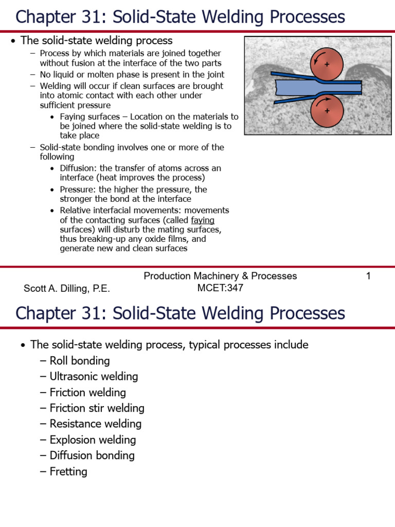 Solid-State Welding Processes Guide | PDF | Welding | Construction