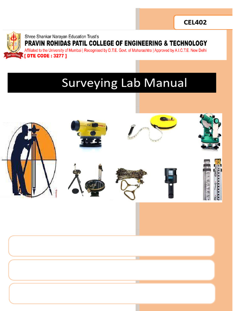SURVEYING MANUAL | PDF | Surveying | Compass