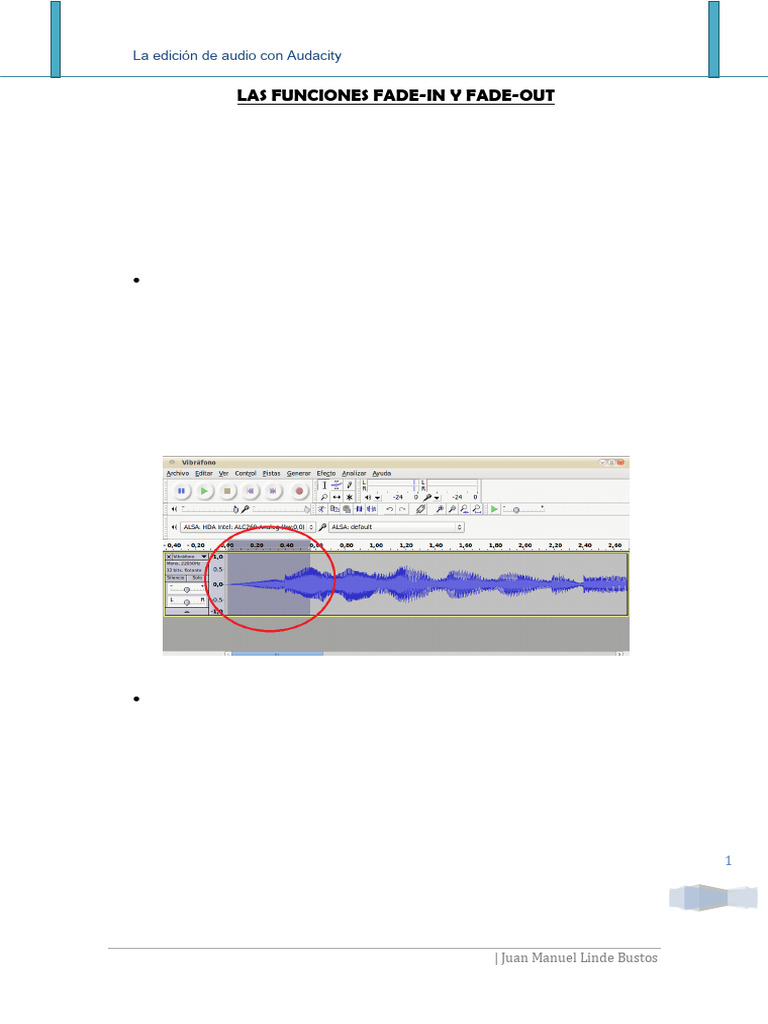 Las funciones Fade-in y Fade-out | PDF