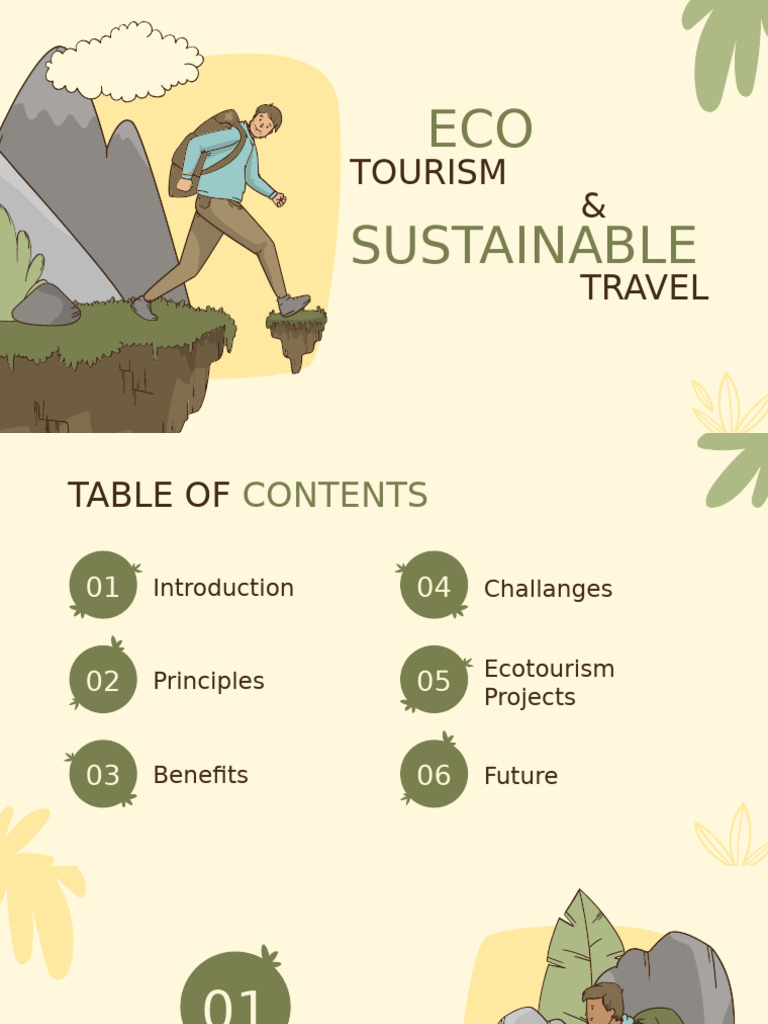 Eco Tourism MK Plan by Slidesgo | PDF | Sustainable Development | Economies
