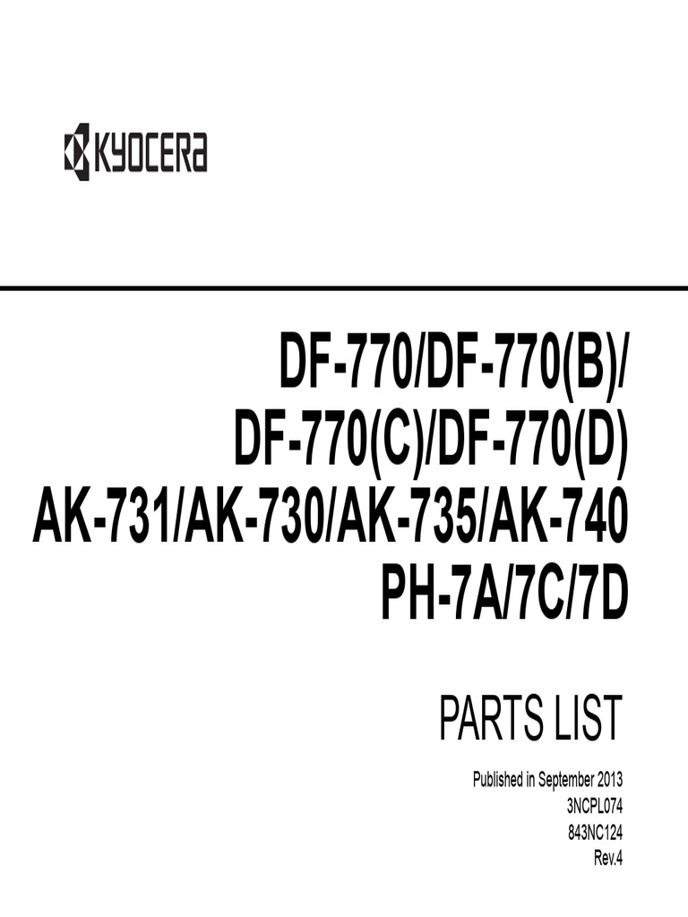 DF-770/DF-770 (B) / DF-770 (C) /DF-770 (D) Ak-731/ak-730/ak-735/ak-740 ...